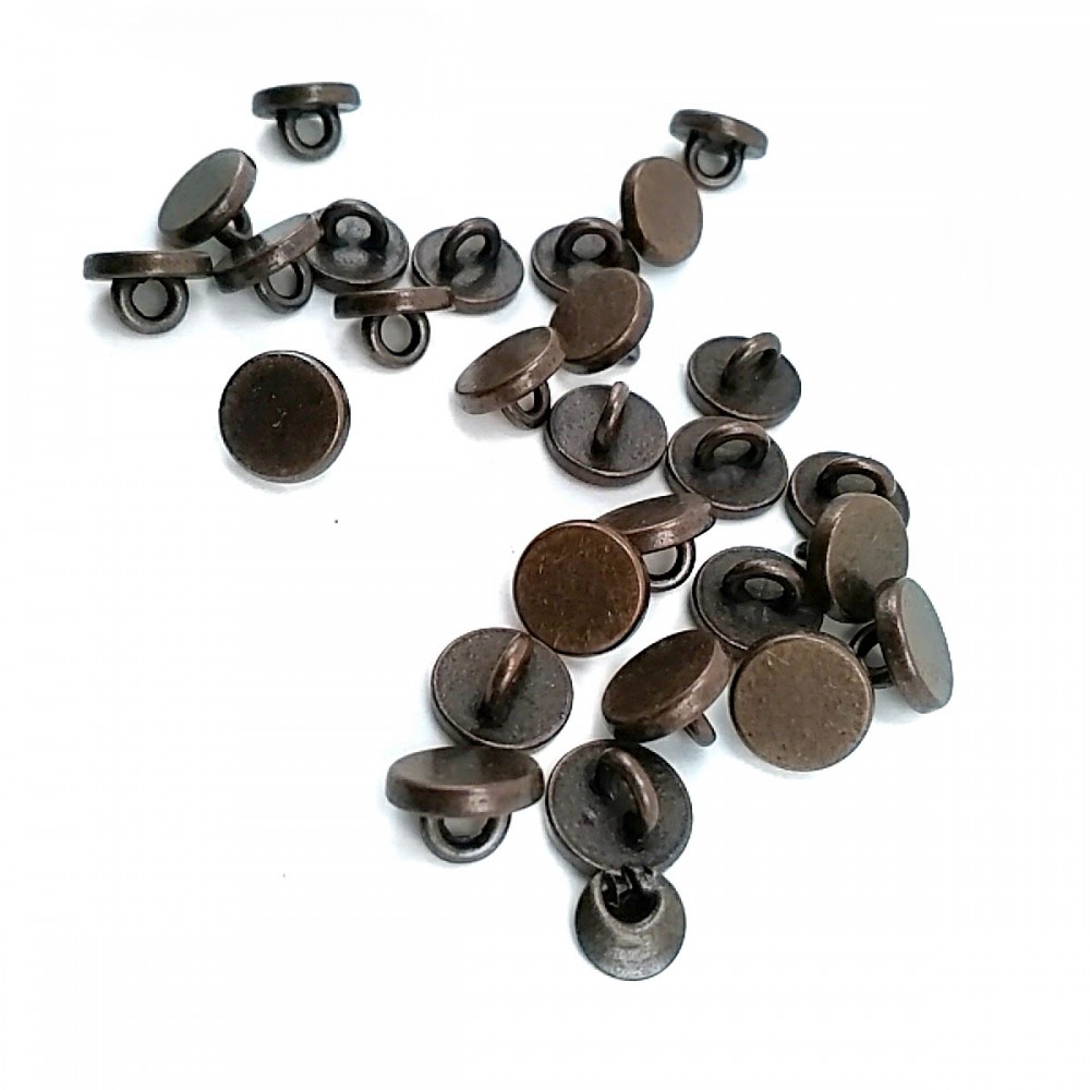 Wholesale Shnk Button Sale | Metal Flat Shank Button 9 mm - 14 L