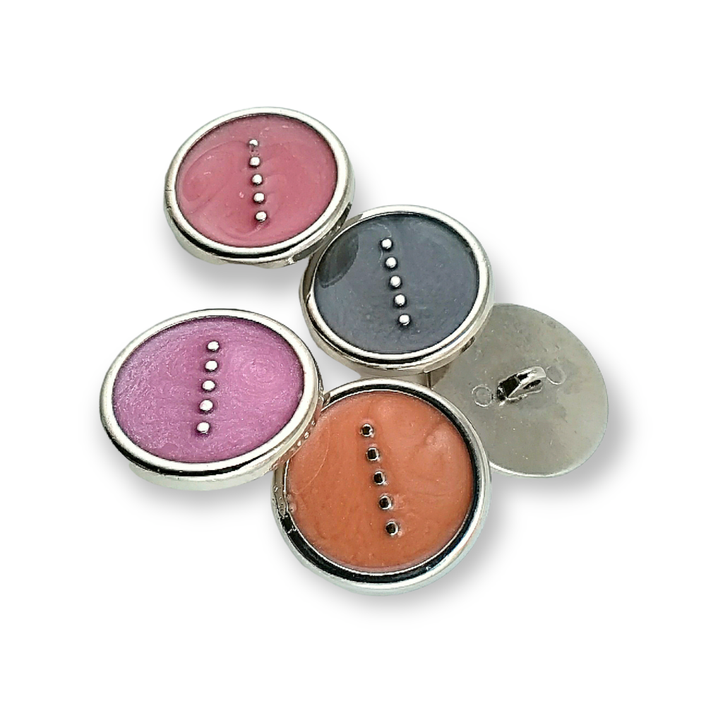 Coat and Coat Button Stylish Design Enameled Button 28 mm - 46 L