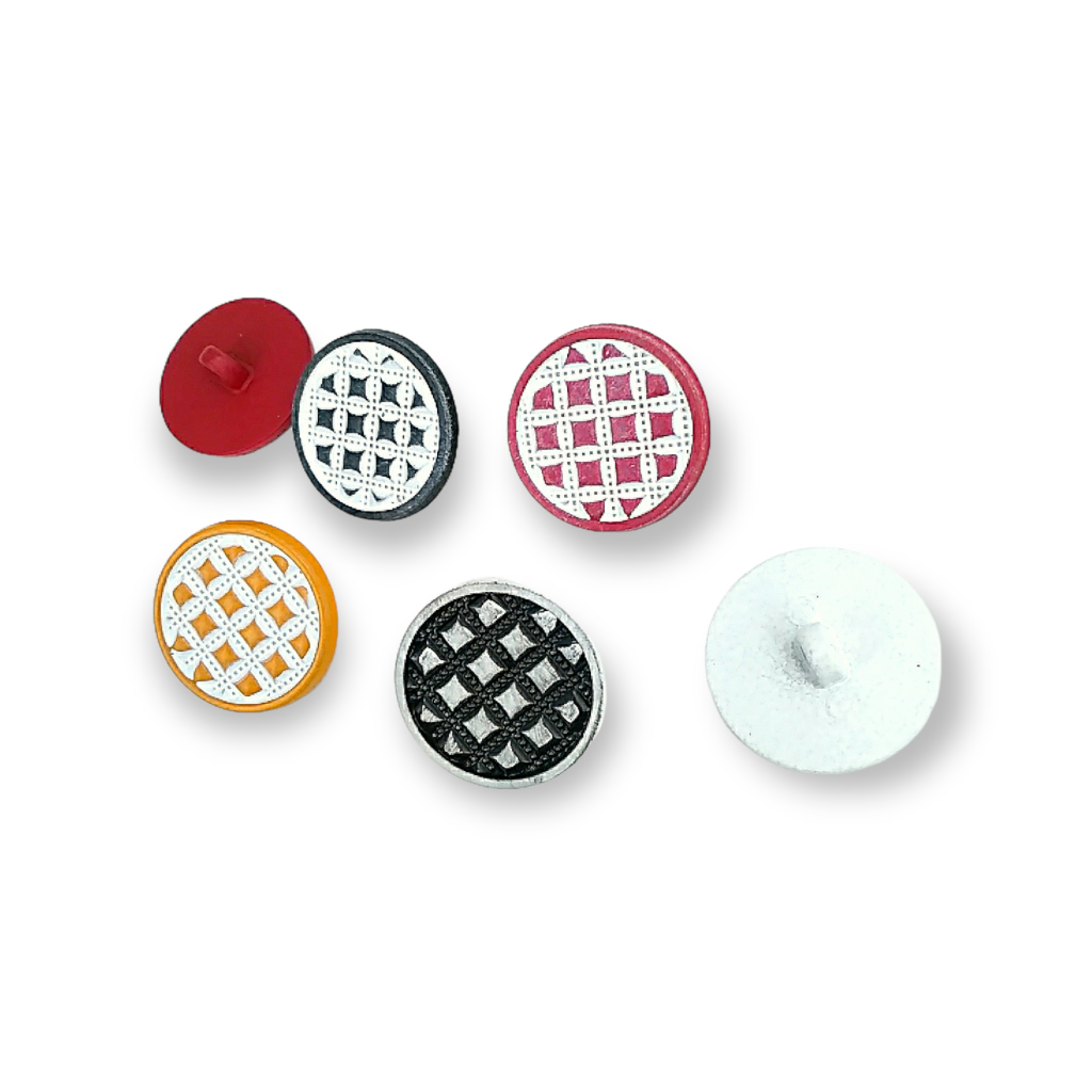 Jacket and Coat Button Enamel Zamak Button 22 mm - 36 L - Enamel and ...