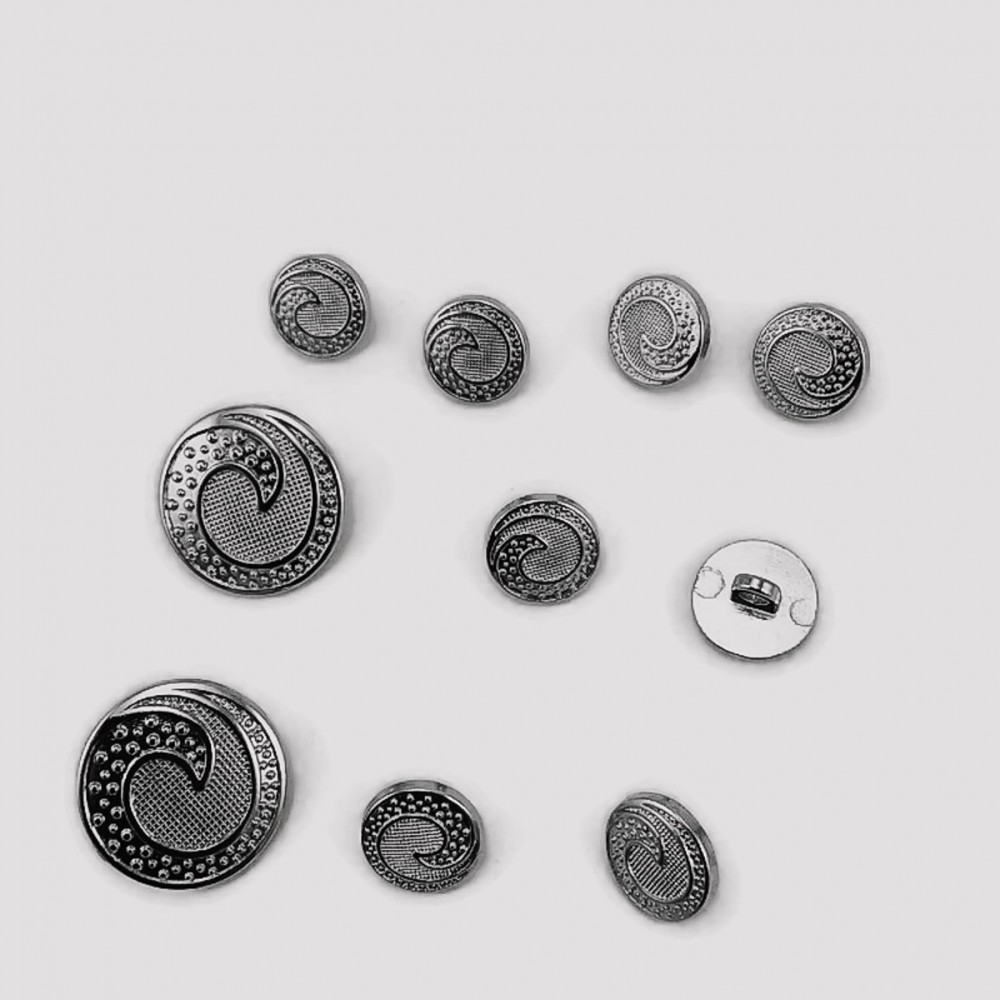 Gold Plated Button Sets - Trench Coat and Jacket Button Set of 10 Wave ...