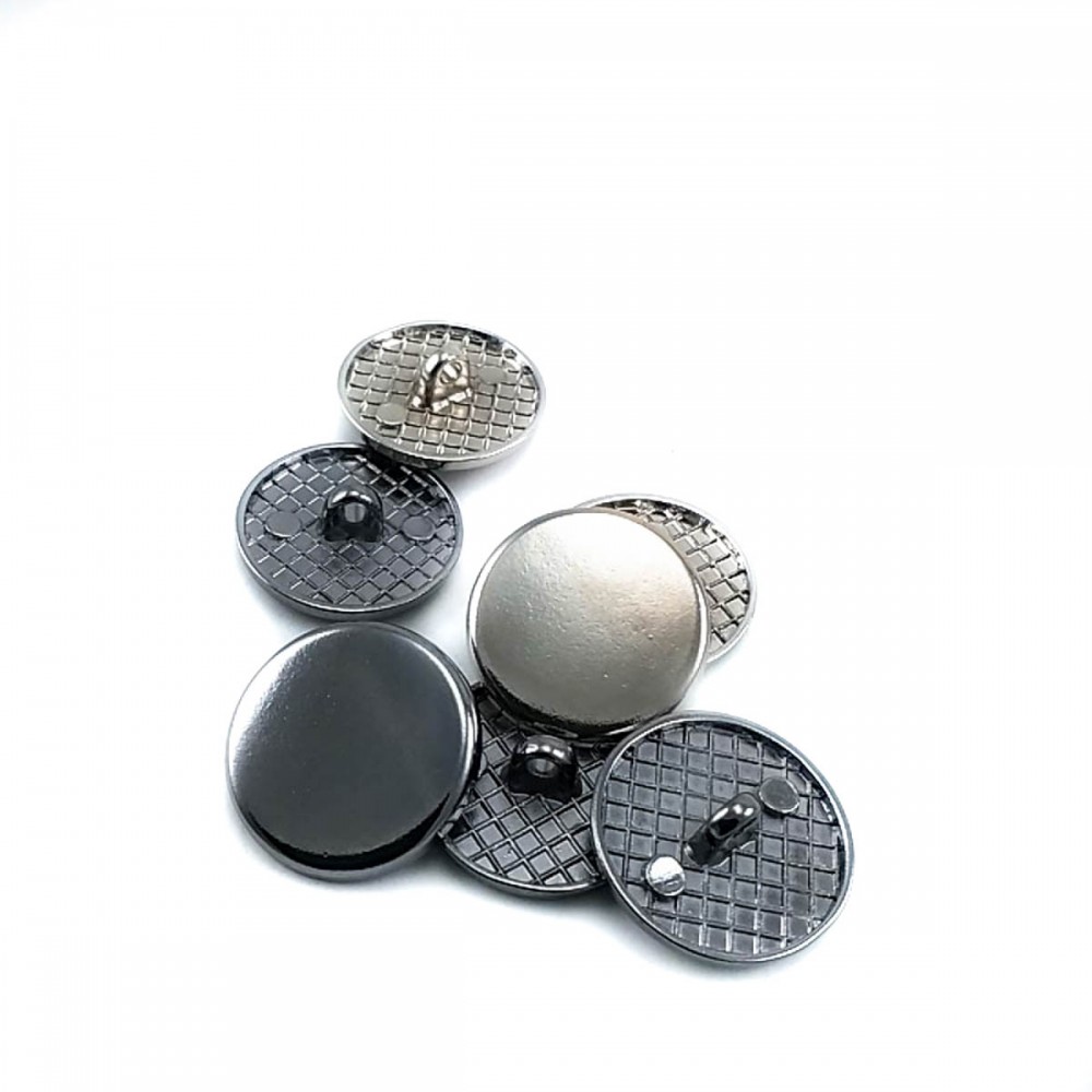 Metal Shank Buttons - Flat Shank Button Metal 20 mm - 33 L