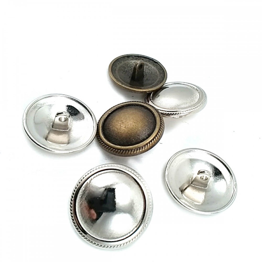 Shank Metal Button Types - Shank Button Decorative Patern 26 mm - 42 L