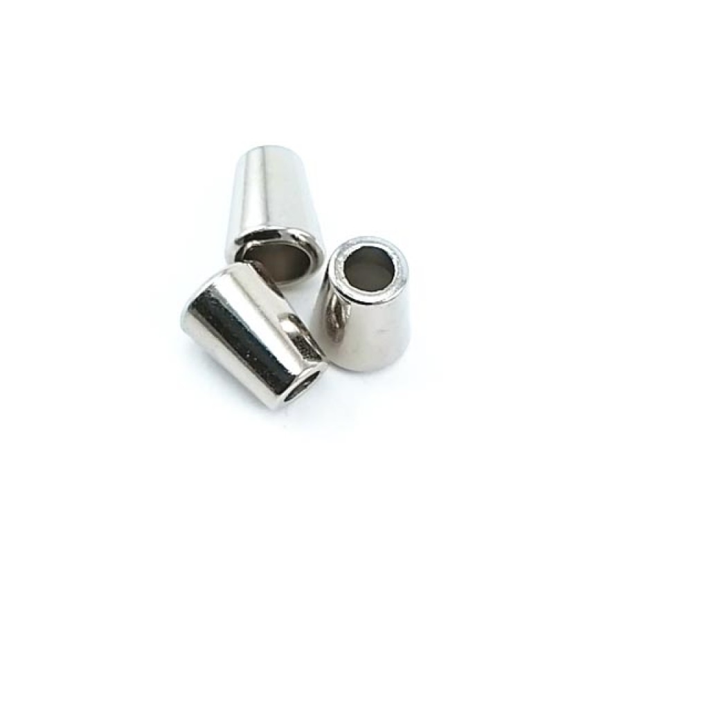 Cord End Models and Types - Entry 5 mm Metal Cord End Cord Length 11 mm