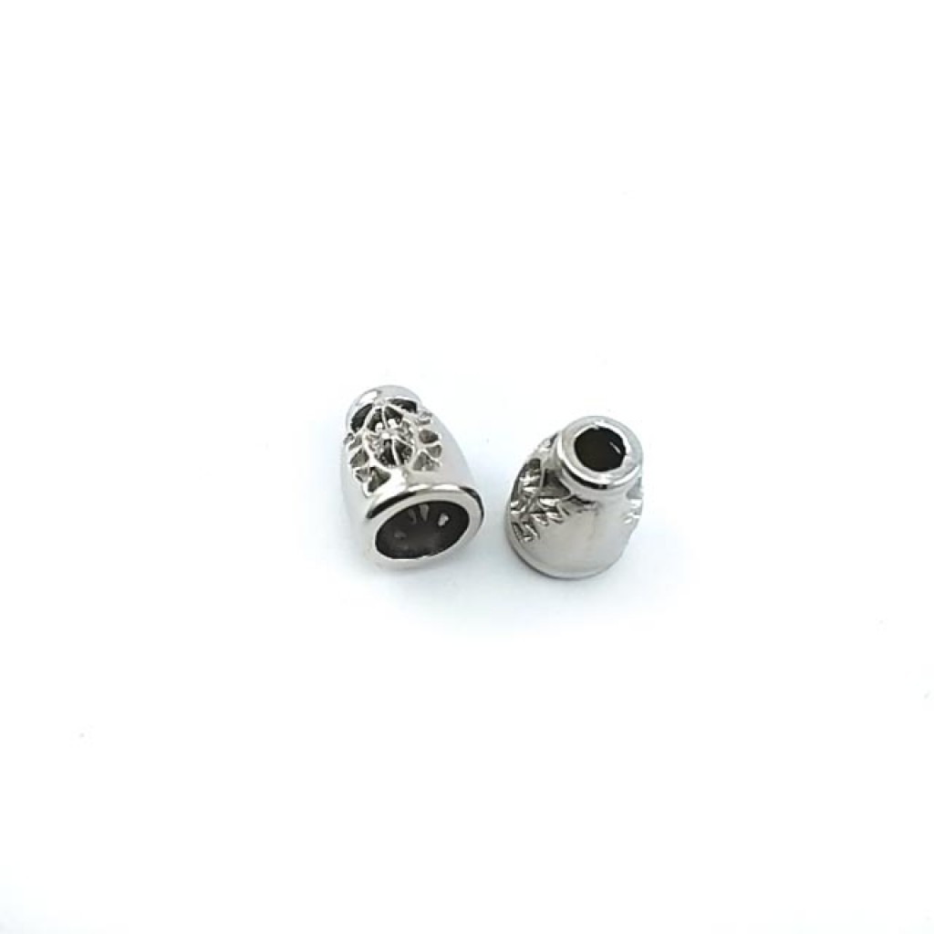 Cord Ends - Cord Hole Metal Cord End 6 mm