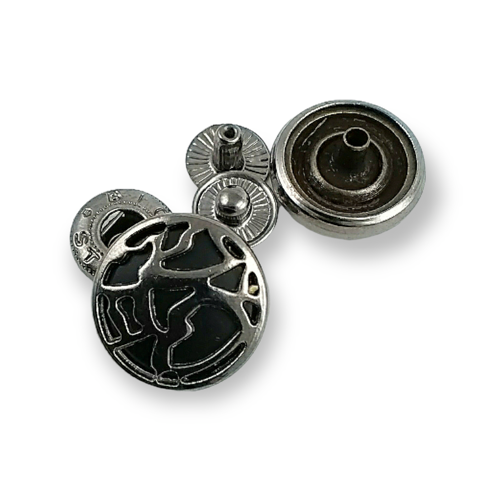 Jackets and Coats Enameled Snap Button 17 mm - 28 L