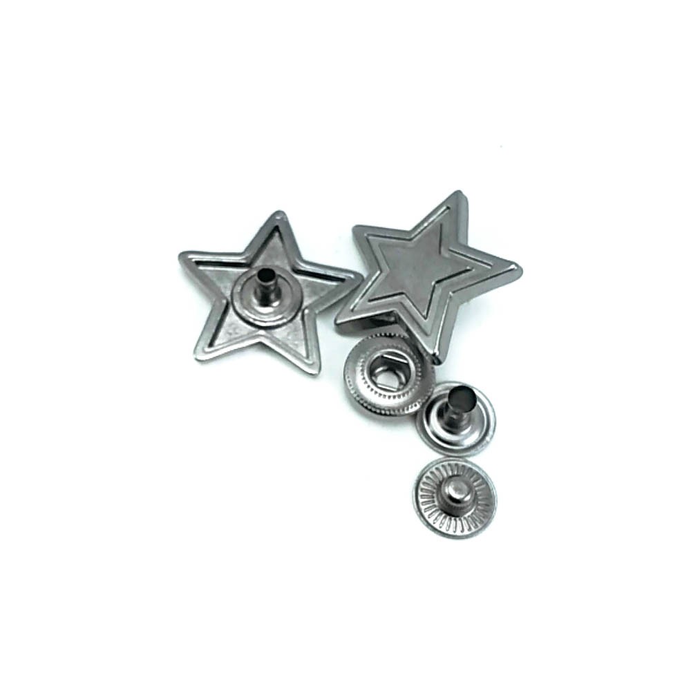 Online Snap Button Sale - Star Shaped Snap Fasteners Button 24 mm - 38 L