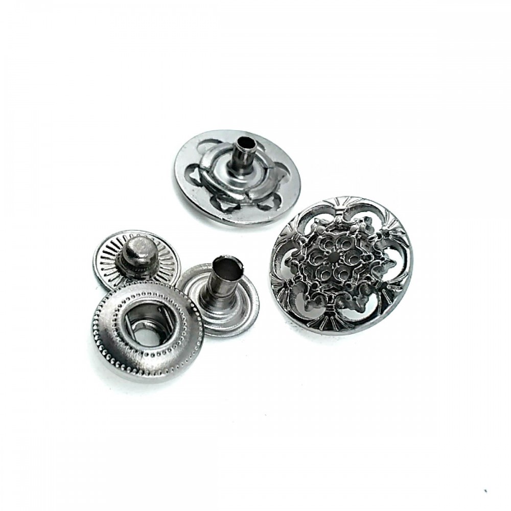 Snap Button Coat and Bag Snap Fasteners Aesthetic Design 18 mm 28 L ...