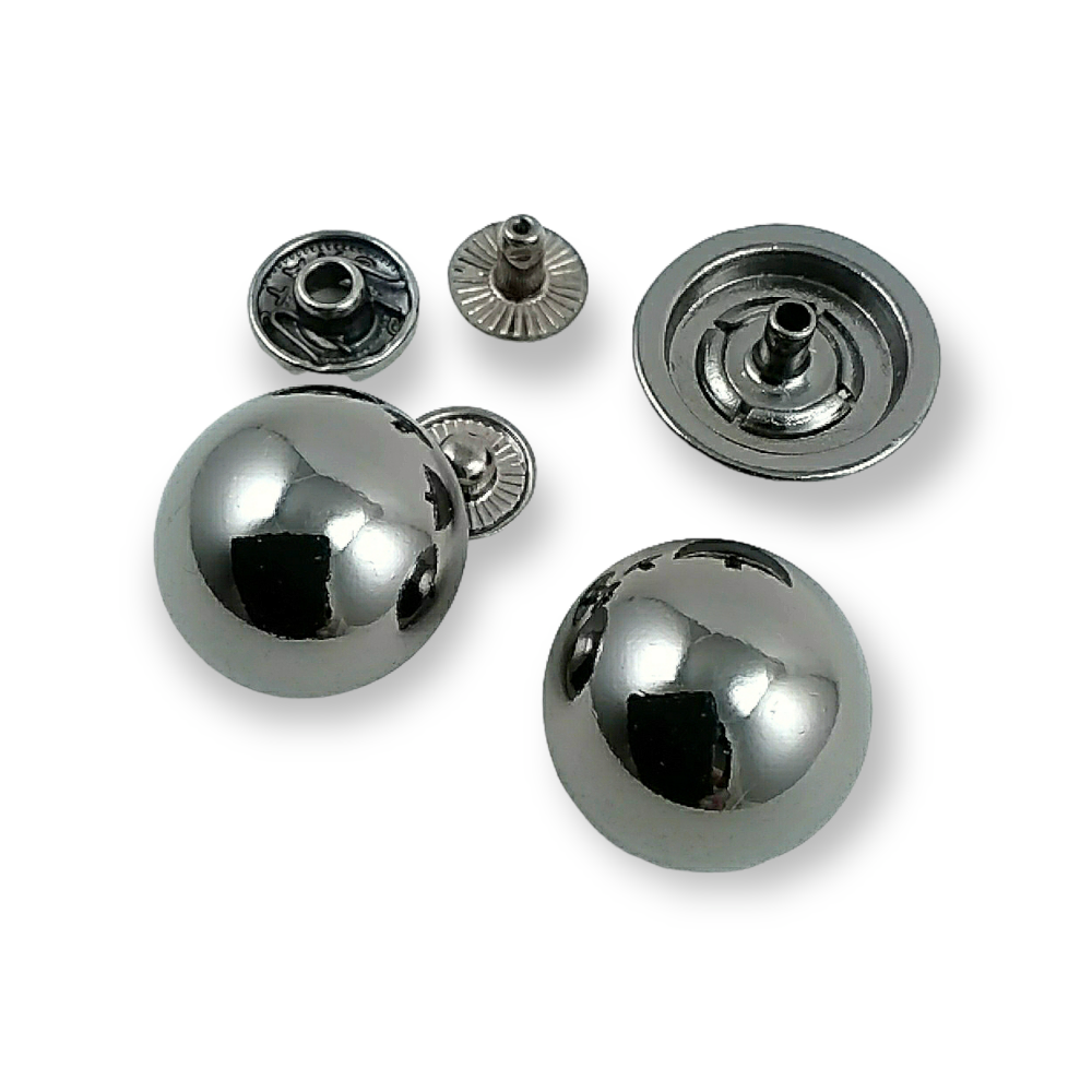 Snap Fateners - Ball Button Zamak Snap Fasteners Button 19 mm 30 L