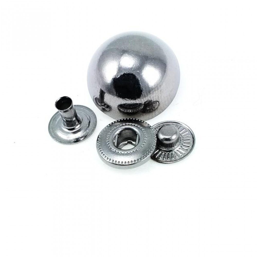 Snap Fateners - Ball Button Zamak Snap Fasteners Button 19 mm 30 L