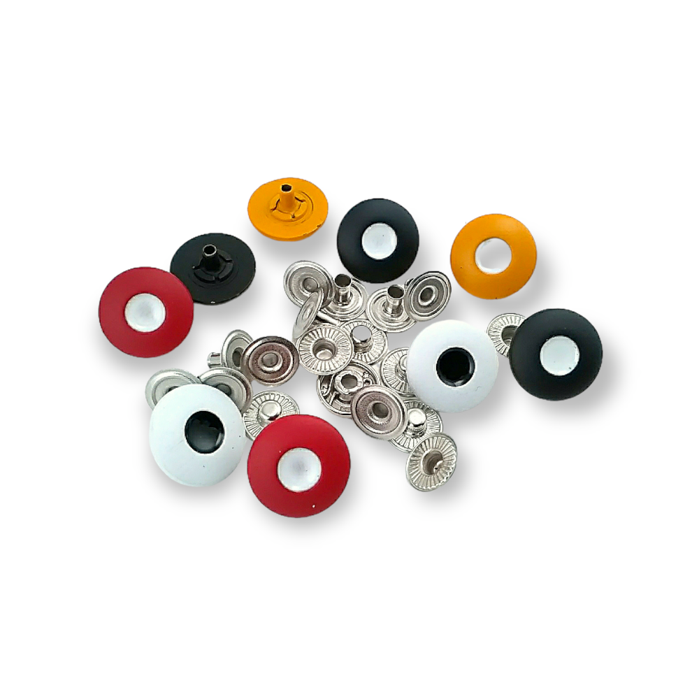 Enameled Snap Fasteners -Snap Button Enamel Coat and Snap Snap 16 mm - 25 L