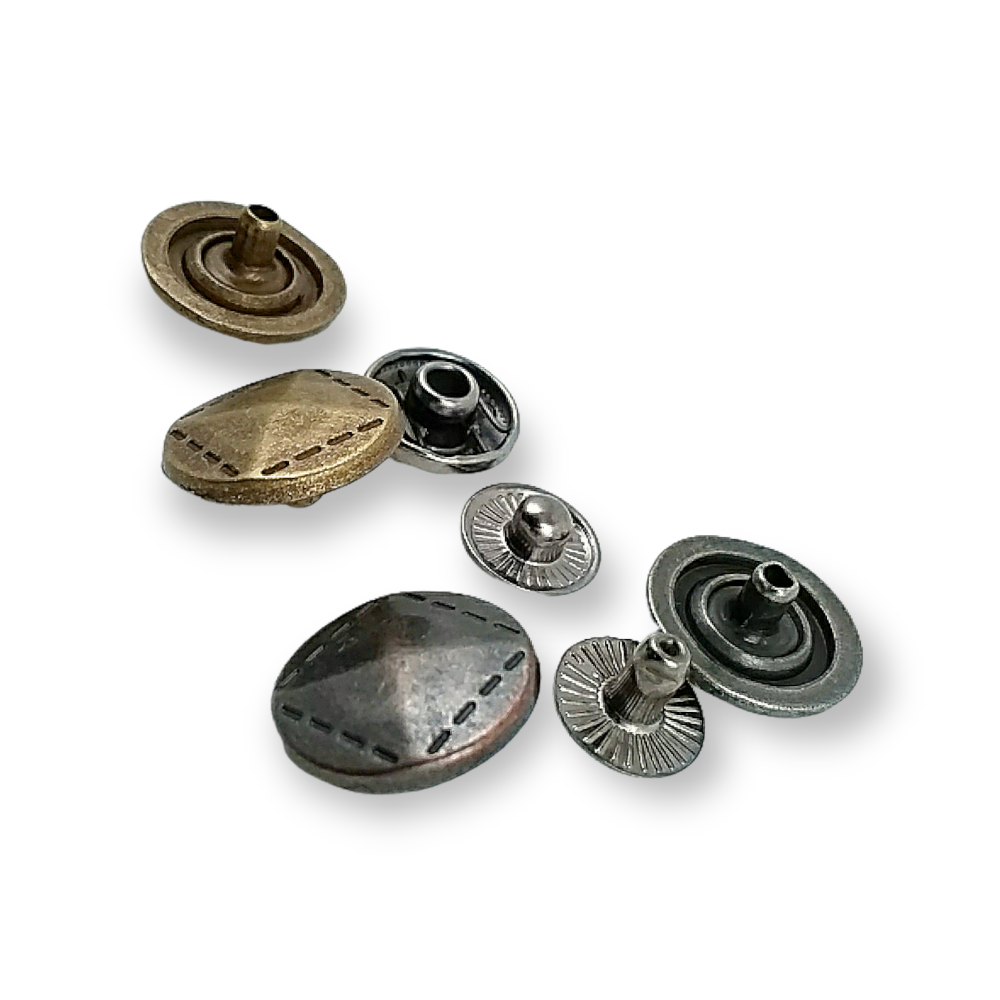 Snap Fasteners - Snap Fasteners Button Jacket and Coat Snap 15 mm 24 L
