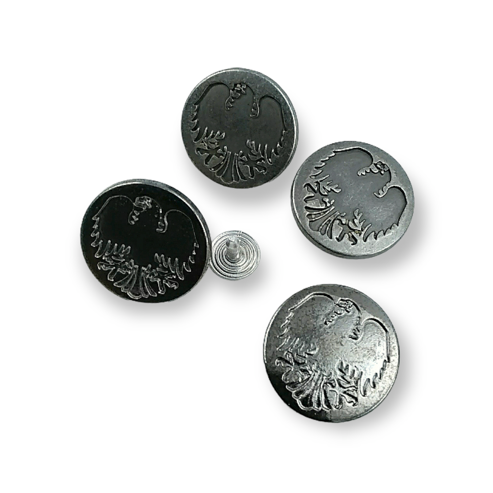 Jeans Button - Metal Jeans Button - Snap Button 19 mm - 30 L - Plugging ...