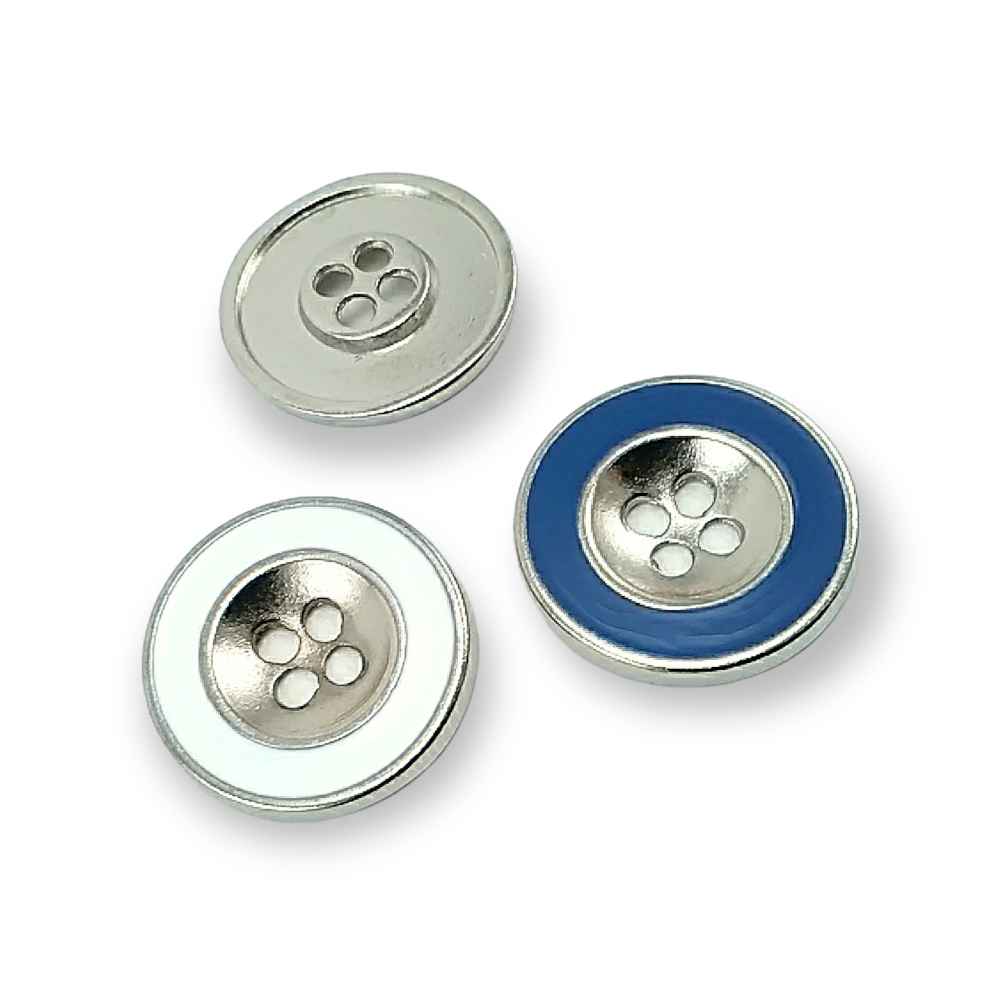 2 Hole Metal Buttons - Two Holes Enameled Metal Button Coat and Trench ...