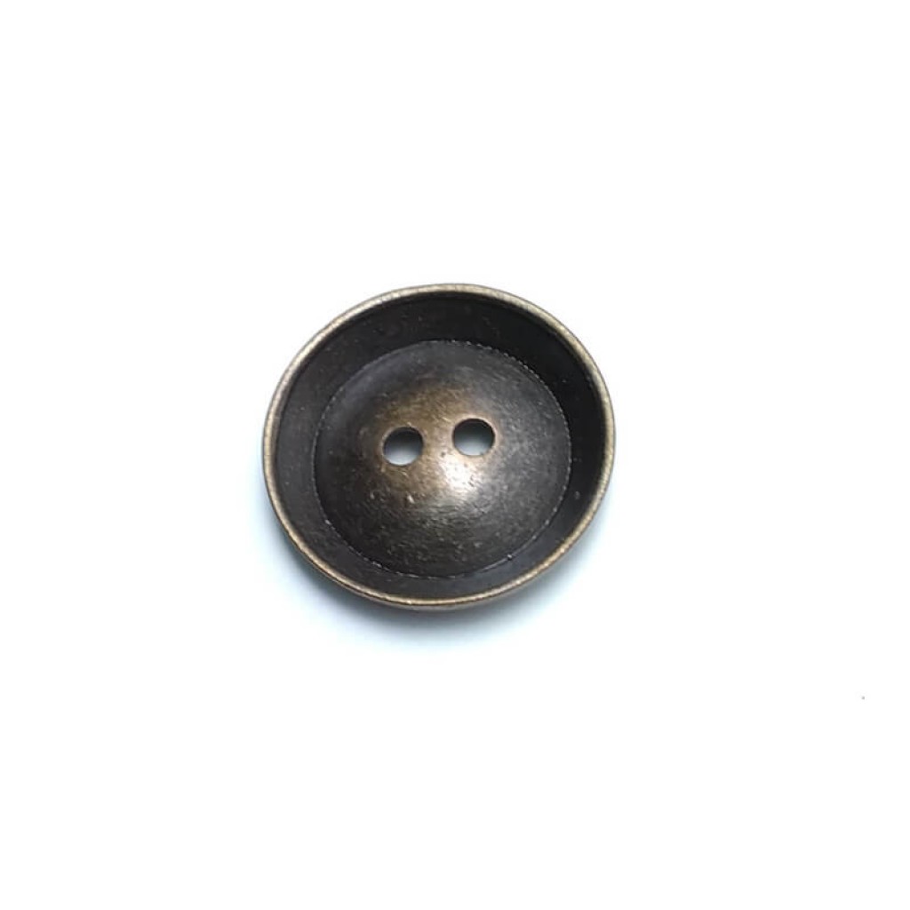 Two Hole Button Plain Hollow Design 22 mm - Sewing Button Models