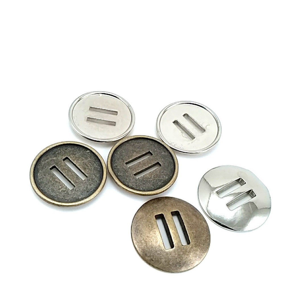 26 mm 2 Hole Metal Button | Metal Button Types