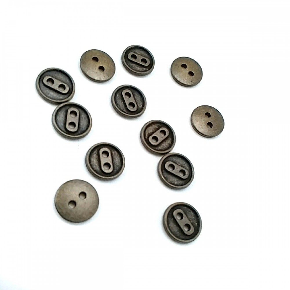 11 mm Two Hole Aesthetically Designed Button | Sewing Button