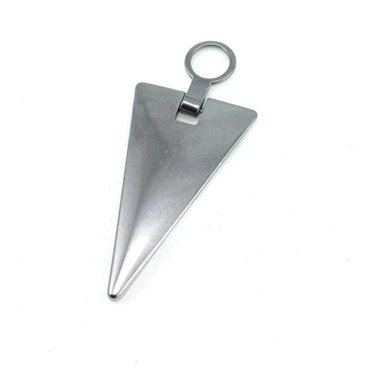 Zipper Pullers - Stylish Triangle Design 62 mm - Zinc Pull Handles