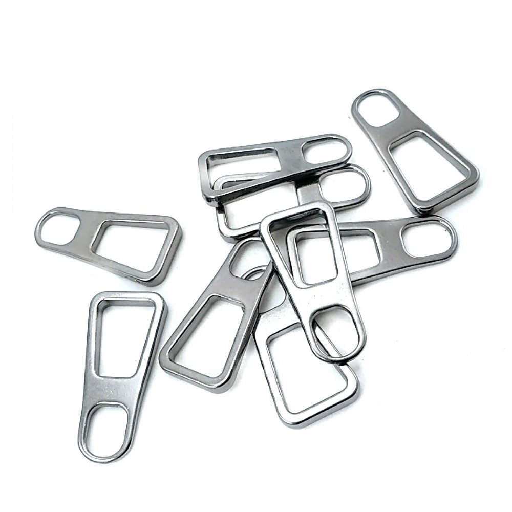 Zipper Pullers Types | Metal Zipper Puller 34 mm Simple Design