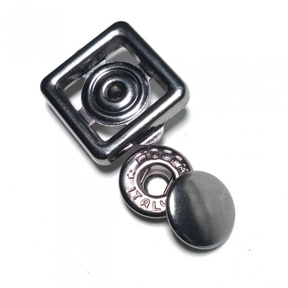 Outerwear Snap Fastener 20x20 mm | Square Snap Button Models