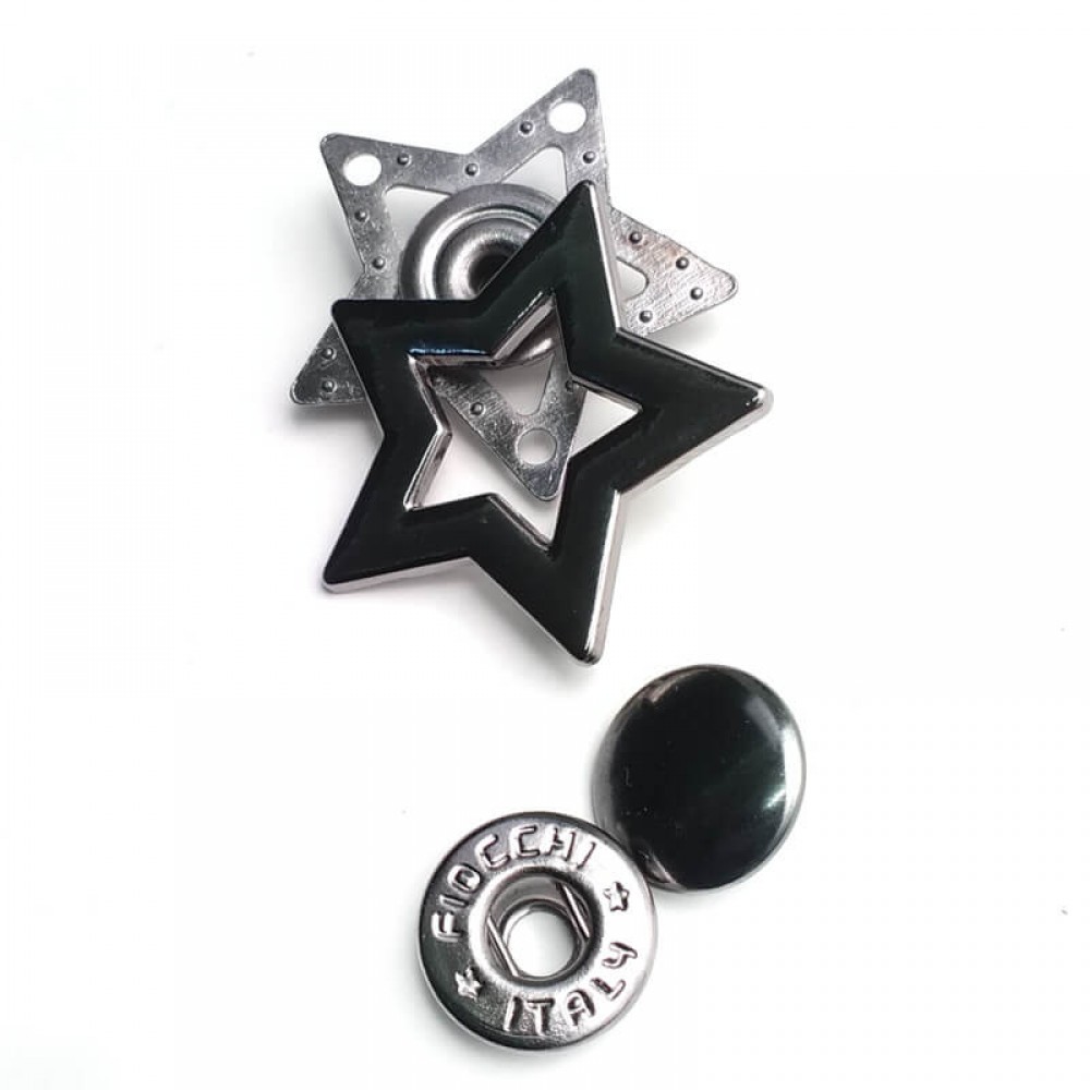 Coat Snap Star Shape Snap Button 25 mm - Star Shaped Button Button Types