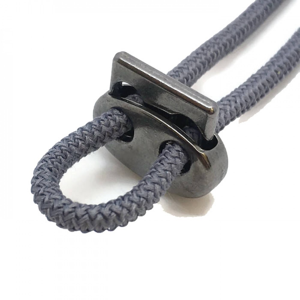 Cord Lock - Metal Cord Lock Double Hole 18 mm