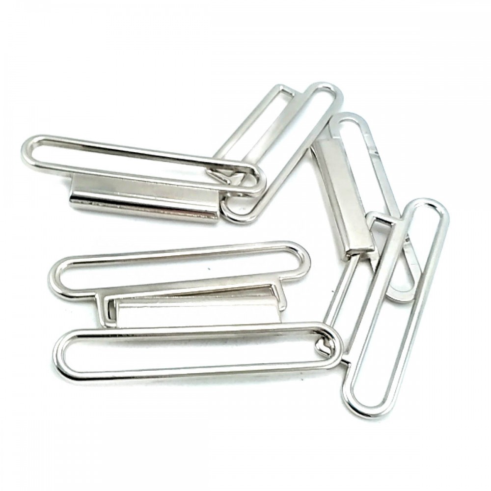 Sliding Metal Buckle - Metal Sliding Buckle 59 x 8 mm