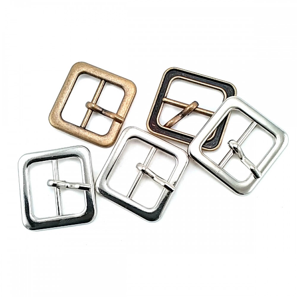 Metal Buckle - Center Bar Pin Buckle - Zinc Alloy 20 mm