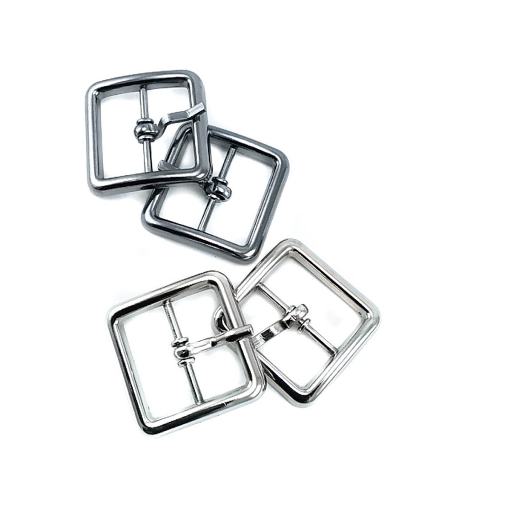 Center Bar Pin Buckle 2 cm - Belt and Leather Metal Accessories