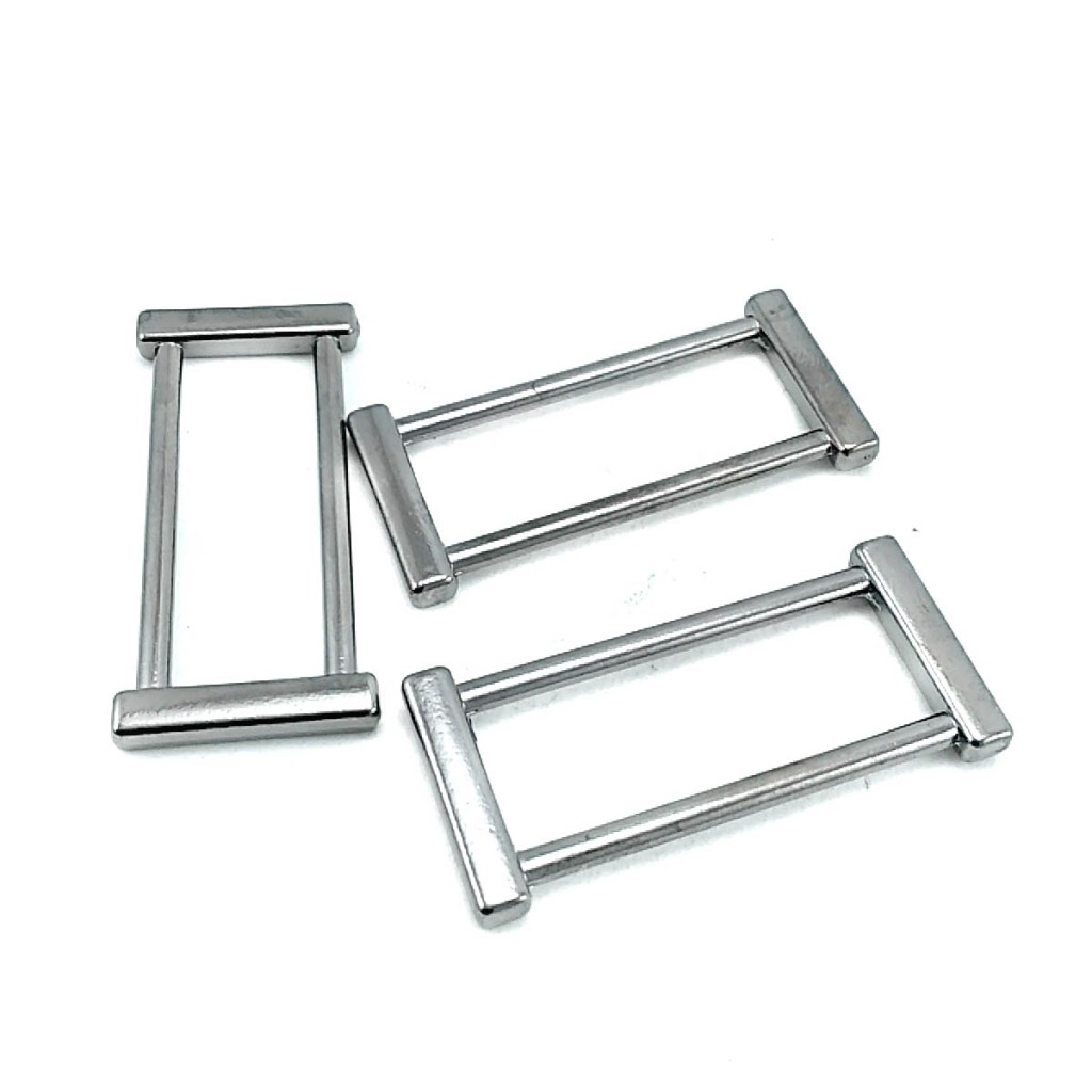 Frame Buckle | Thick Edge 40 x 14mm metal Frame Buckle