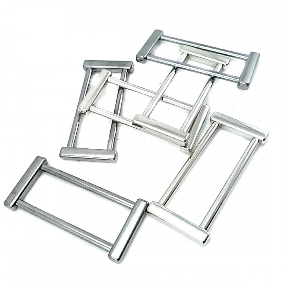 Frame Buckle | Thick Edge 40 x 14mm metal Frame Buckle