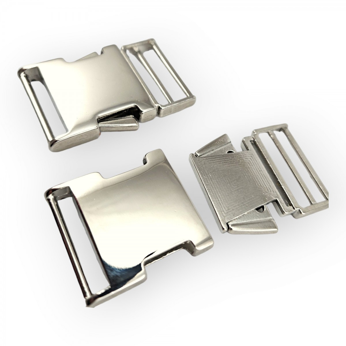 Snap Buckle - 40 mm Metal Snap Buckle - Side Press Buckle E 2267