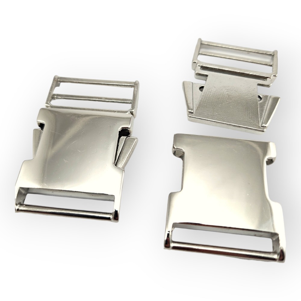 Snap Buckle - 40 mm Metal Snap Buckle - Side Press Buckle E 2267