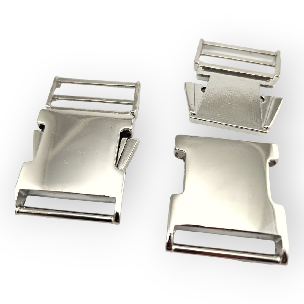 Snap Buckle - 40 mm Metal Snap Buckle - Side Press Buckle E 2267