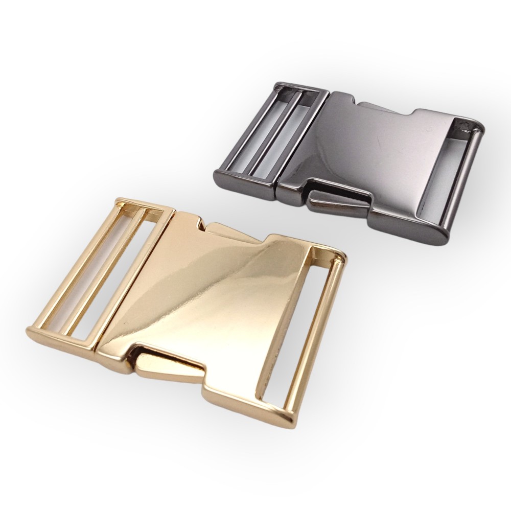 Snap Buckle - 40 mm Metal Snap Buckle - Side Press Buckle E 2267