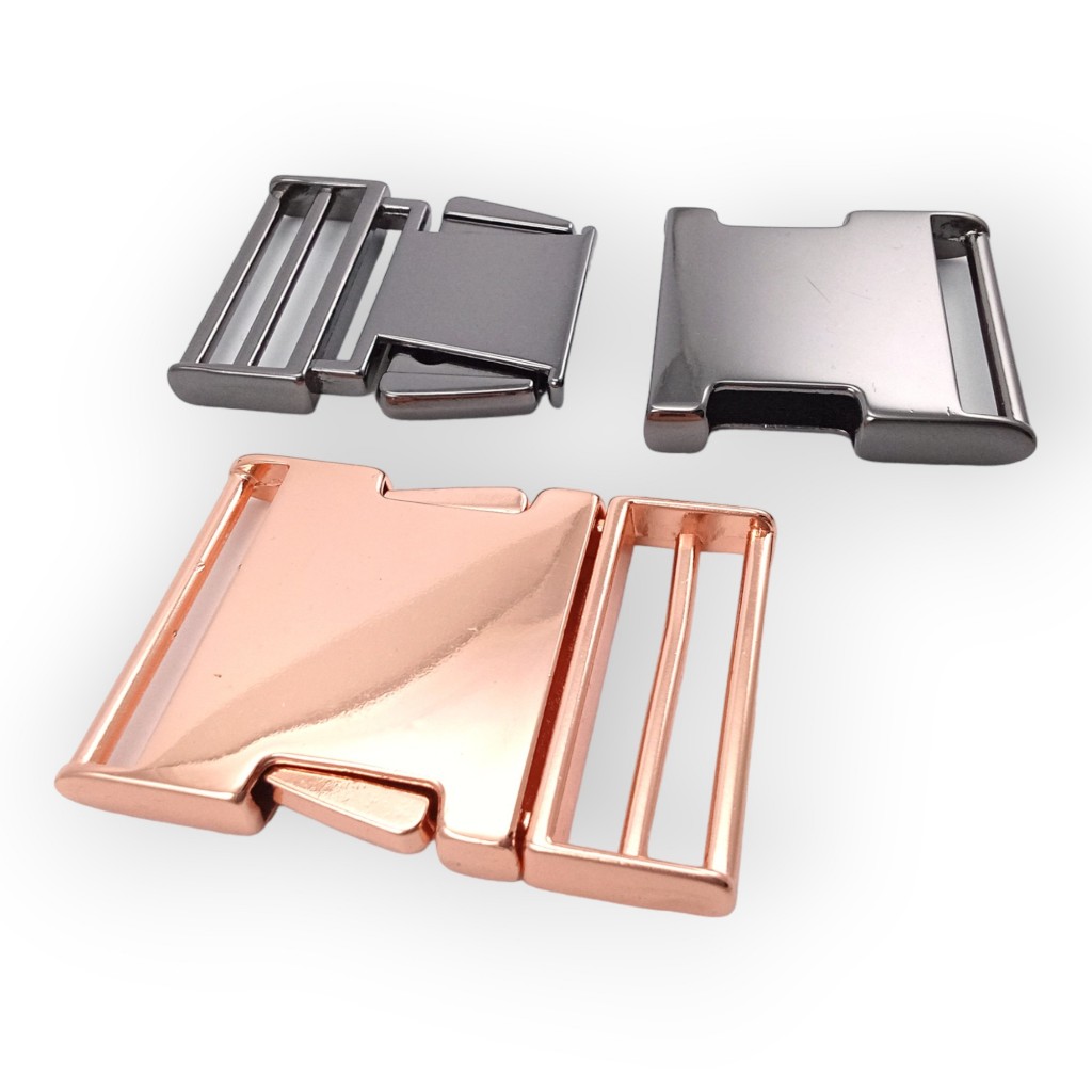Snap Buckle - 40 mm Metal Snap Buckle - Side Press Buckle E 2267