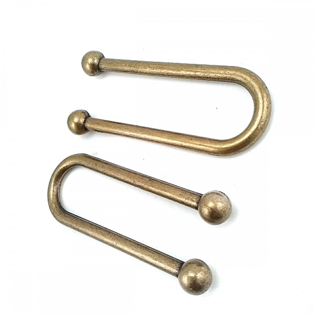 U Buckle Blouse and Swimsuit Decollete Accessory 7 cm