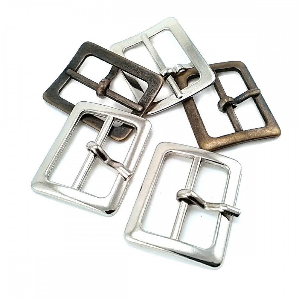Metal Buckles - Belt Buckle - Zync Alloy Metal Center Bar Buckle 26 mm ...