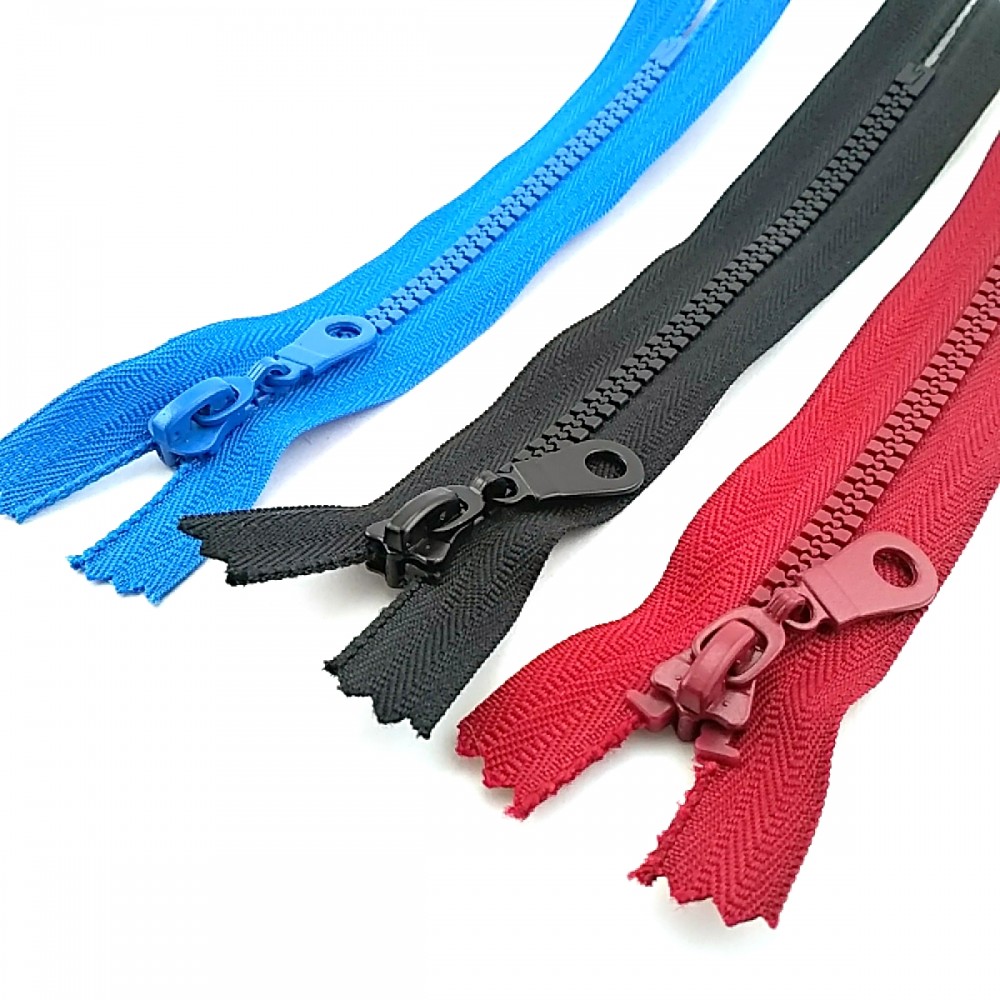 Chunky Plastic Teeth Zip Closed End 16 cm 6,3 inch - Chunky Zipper Types